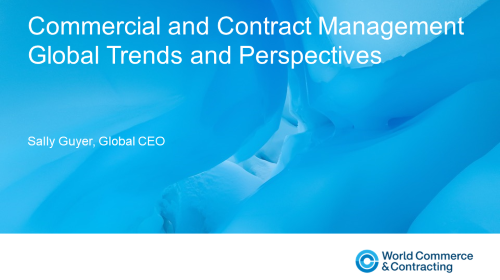 Commercial and Contract Management Global Trends and Perspectives